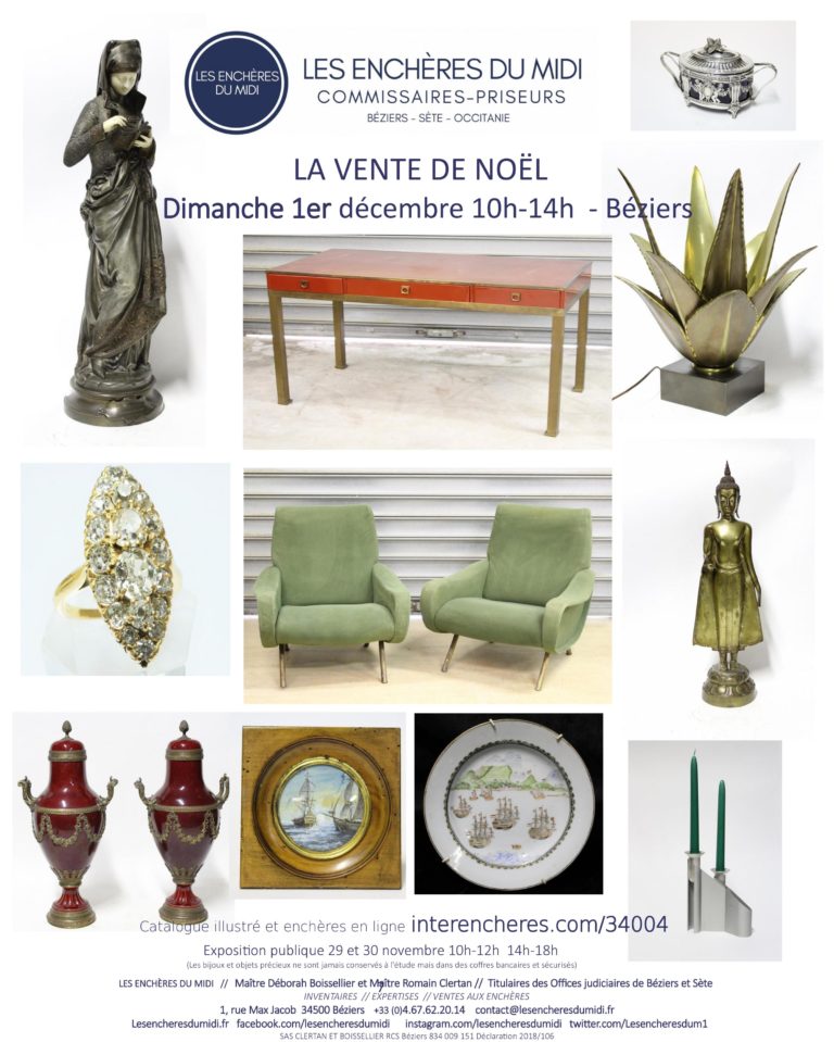 Calendrier des ventes - Les Enchères du Midi